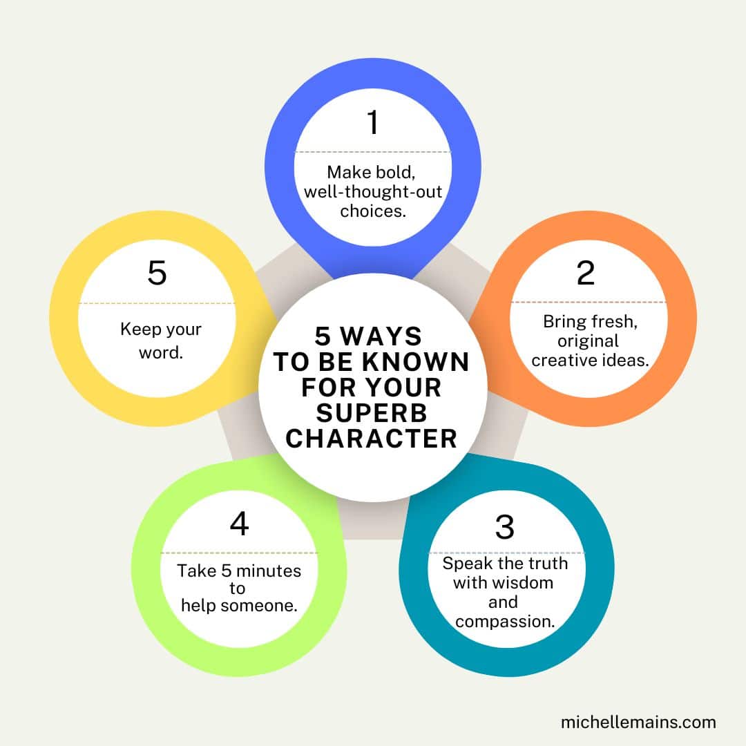 5 Ways to Be Known For Your Superb Character | Soul Boss
